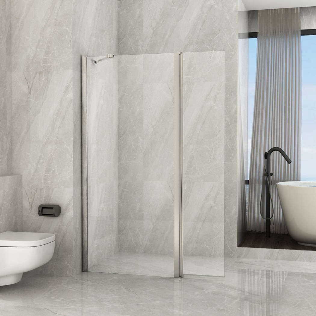 Parete Walk In Con Deflettore Pivot 8mm H195 – Shopbagno.it